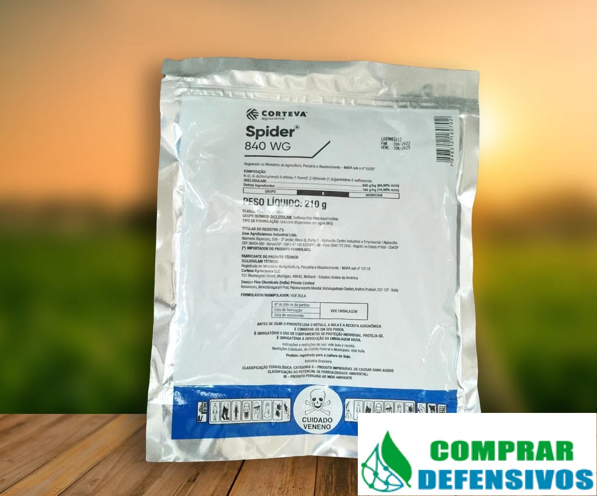 Spider 840 WG Herbicida - Diclosulam - Loja Agro